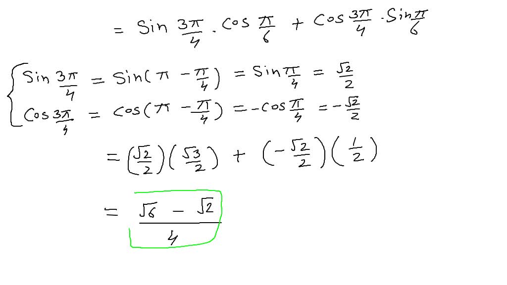 SOLVED:Evaluating Trigonometric Functions In Exercises 11-26, find the ...