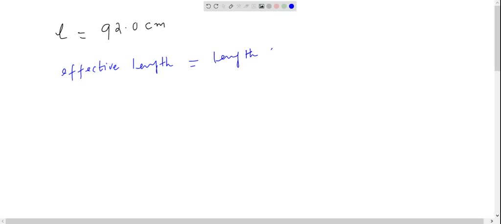 ⏩SOLVED:The effective length of a simple pendulum is the sum of the ...