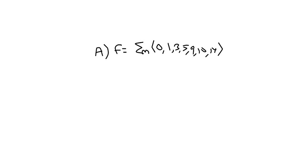 SOLVED:*Find all the prime implicants for the following Boolean functions, and determine which ...