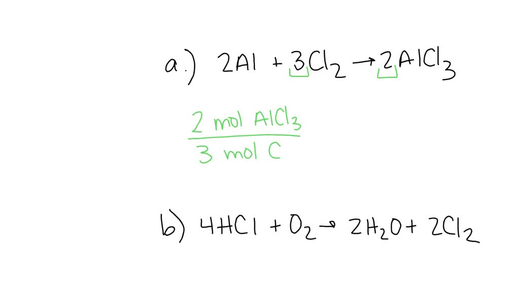 SOLVED:For the chemical equations in problem 9.4, write the problem ...