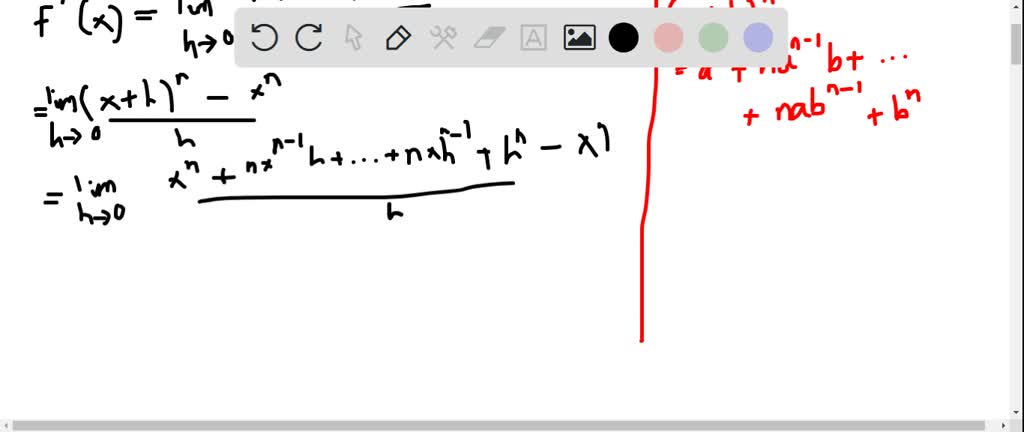 SOLVED:Give a proof of the power rule \frac{d}{d