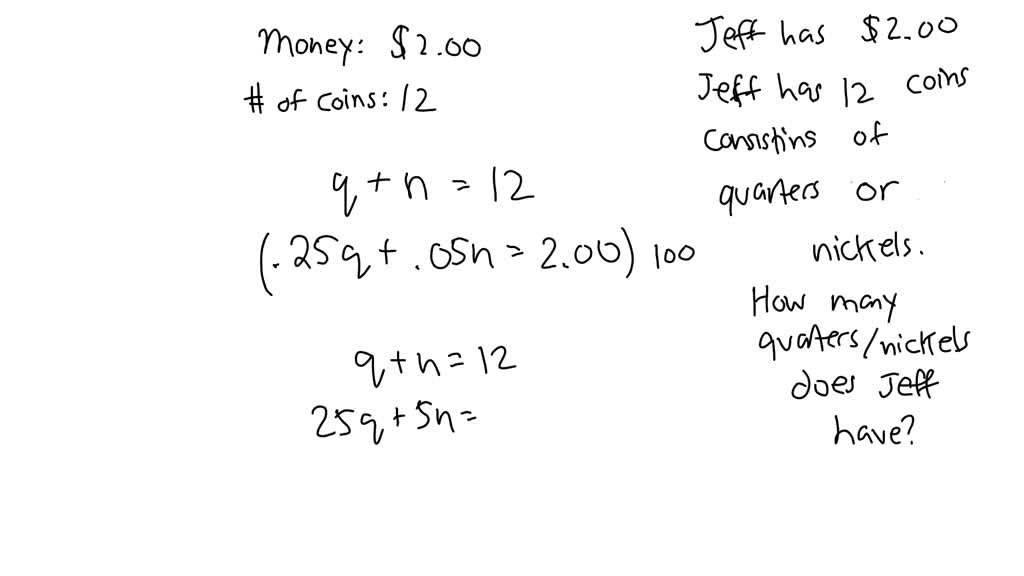Solved Compose A Mixture Problem That Can Be Solved With A System Of Equations Of Your Own And