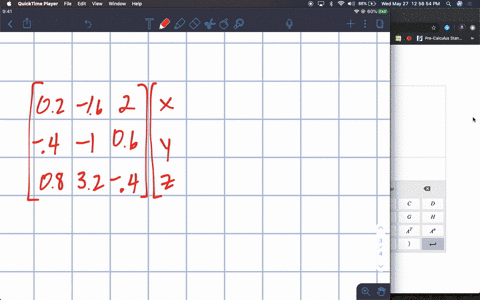 ⏩SOLVED:Write each system as a matrix equation and solve (if… | Numerade