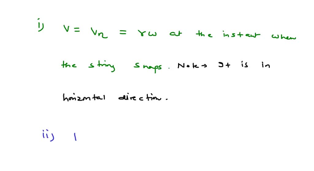 SOLVED:A stone is tied to one end of a light, inelastic string and ...