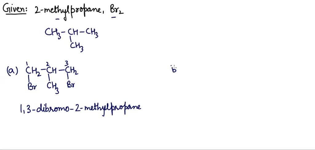 SOLVED:Write the formulas of the seven doubly brominated isomers formed ...