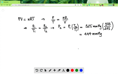 SOLVED:The pressure of a gas at the triple point