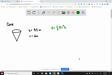 ⏩SOLVED:Find the volume of each cone. Round to the nearest tenth.… | Numerade