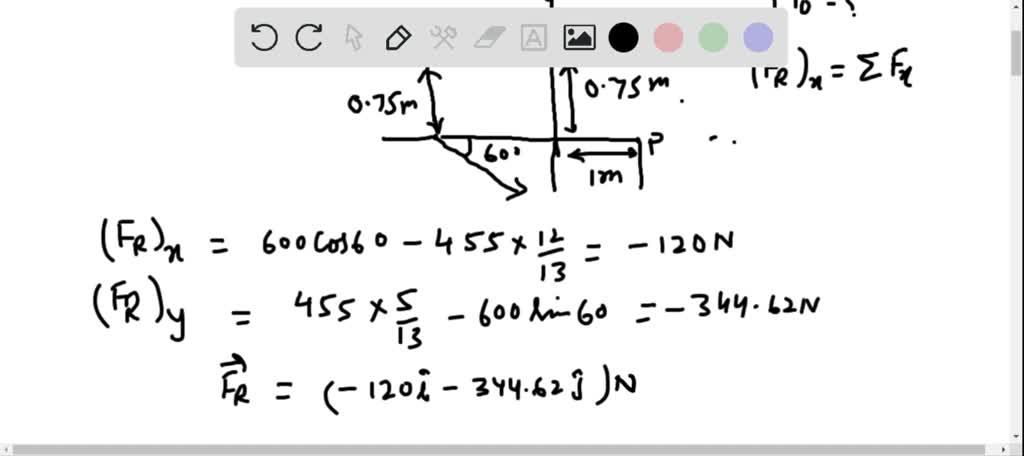 SOLVED:Replace the force system by an equivalent resultant force and ...