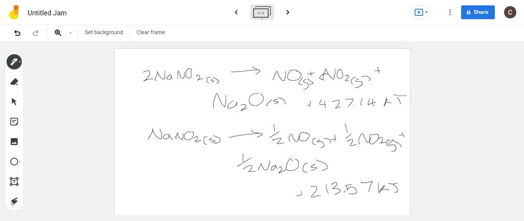 SOLVED:Calculate ΔH^∘ in kilojoules for the following reaction, the preparation of the unstable ...