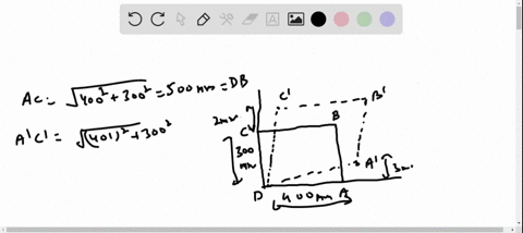 ⏩SOLVED:The piece of plastic is originally rectangular. Determine ...
