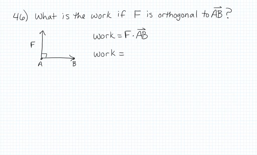 SOLVED:In the definition of work given in this section, what is the ...
