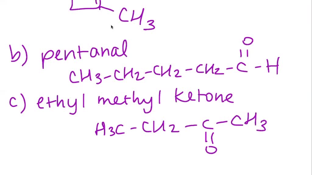 SOLVED:Draw the condensed structural formula or line-angle structural formula, if cyclic, for ...