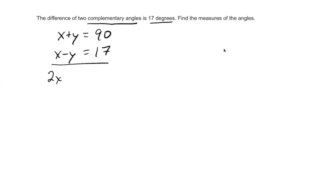 SOLVED:The measures of two interior angles of a triangle are 17 and 68 ...