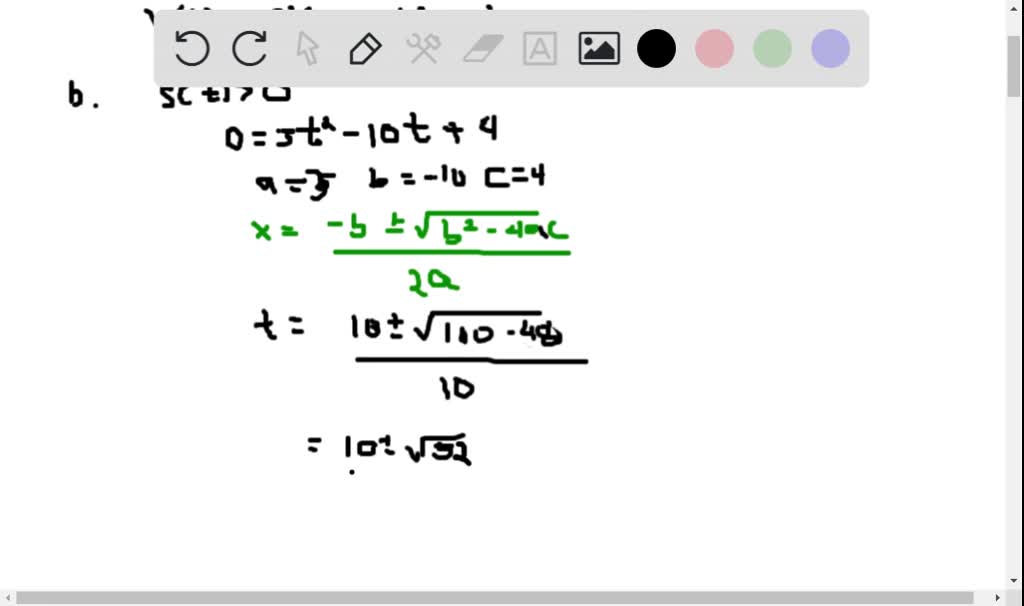 SOLVED:Motion Along a Line In Exercises 89-92, the function s(t) describes the motion of a ...