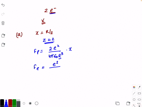 SOLVED:Consider the Thomson model for an atom with two electrons. Let ...