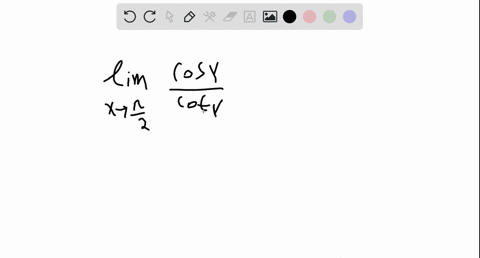 SOLVED:Determine the limit of the trigonometric function (if it exists ...