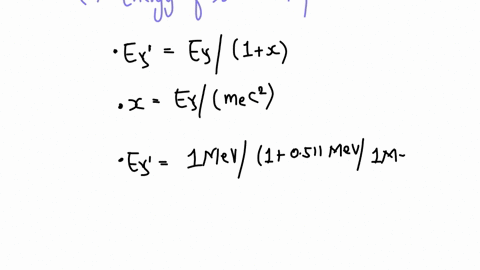 SOLVED:A 1 MeV photon is Compton scattered at an angle of 55 degrees. Calculate (a) the energy ...