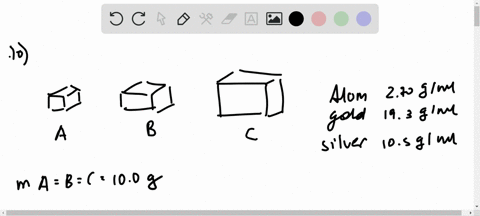 SOLVED:What is the density of the solid object that is weighed and submerged in water?