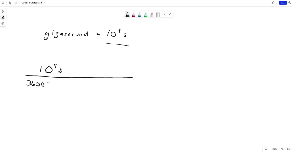 How many years older will you be 1.00 gigasecond from now? (Assume a ...