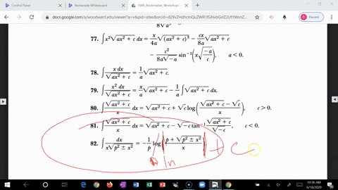 SOLVED:Table lookup integrals Use a table of integrals to determine the following indefinite ...
