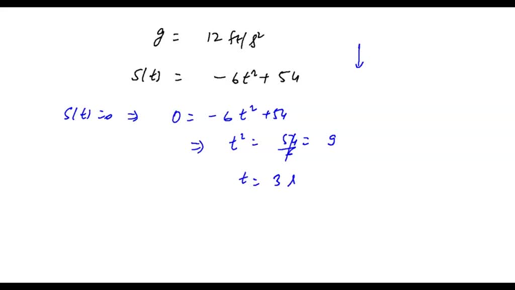 SOLVED: A dropped stone on Mars A stone is dropped off the edge of a 54 ...