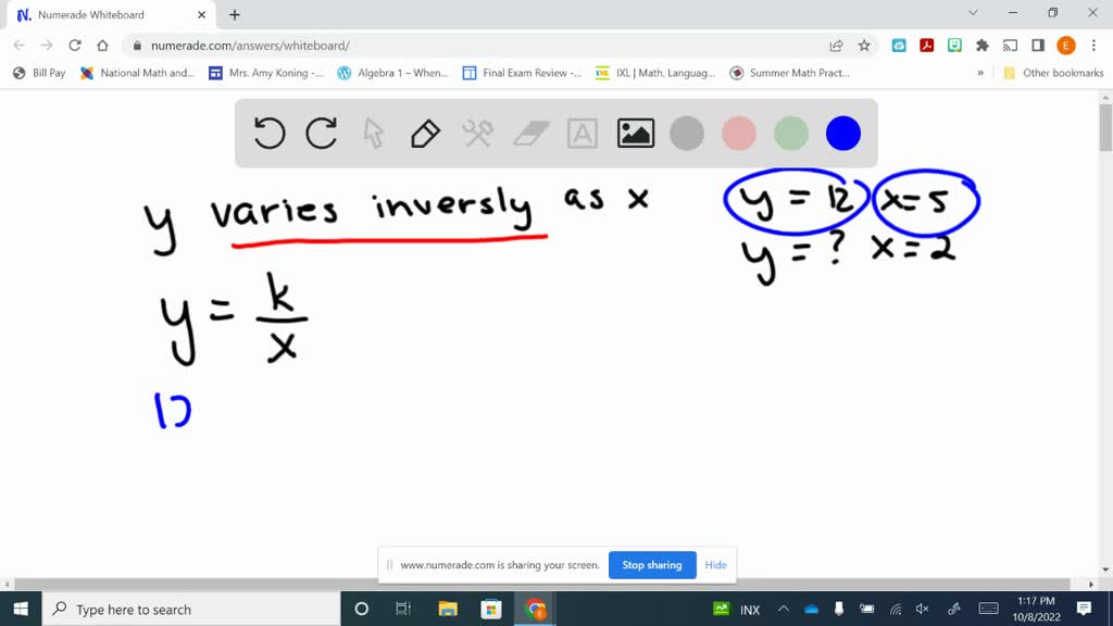 ⏩SOLVED:Use the four-step procedure for solving variation problems… | Numerade