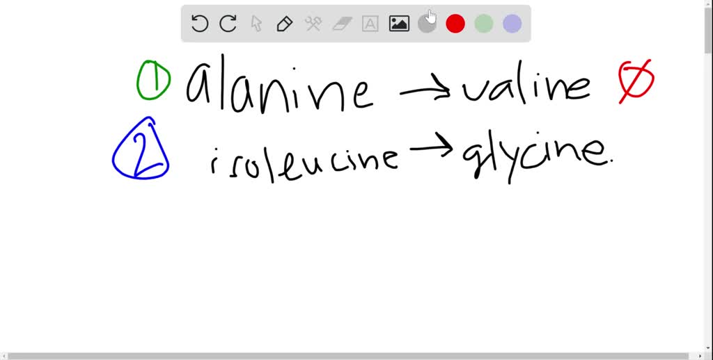 A mutation that changes an alanine residue in the interior of a protein ...