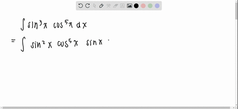 SOLVED: Integrals of sinx and cosx Evaluate the following integrals. ∫sin^3 x cos^5 x d x | Numerade
