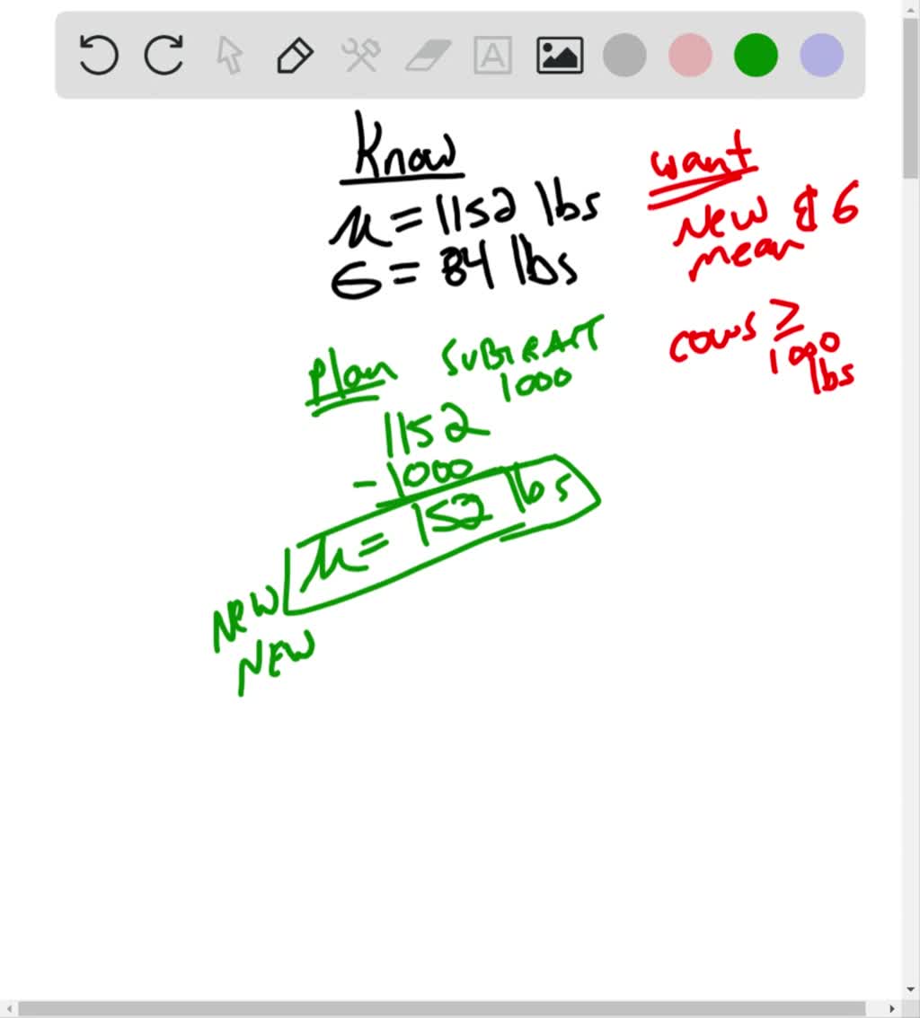 SOLVED The Virginia Cooperative Extension Reports That The Mean Weight