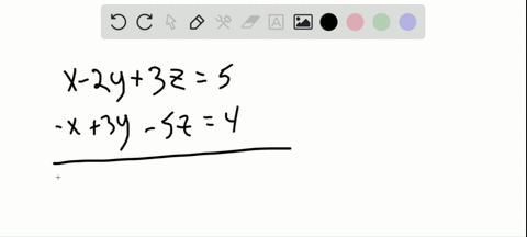 SOLVED:In Exercises 11–14, perform the row operation and write the equivalent system. Add ...