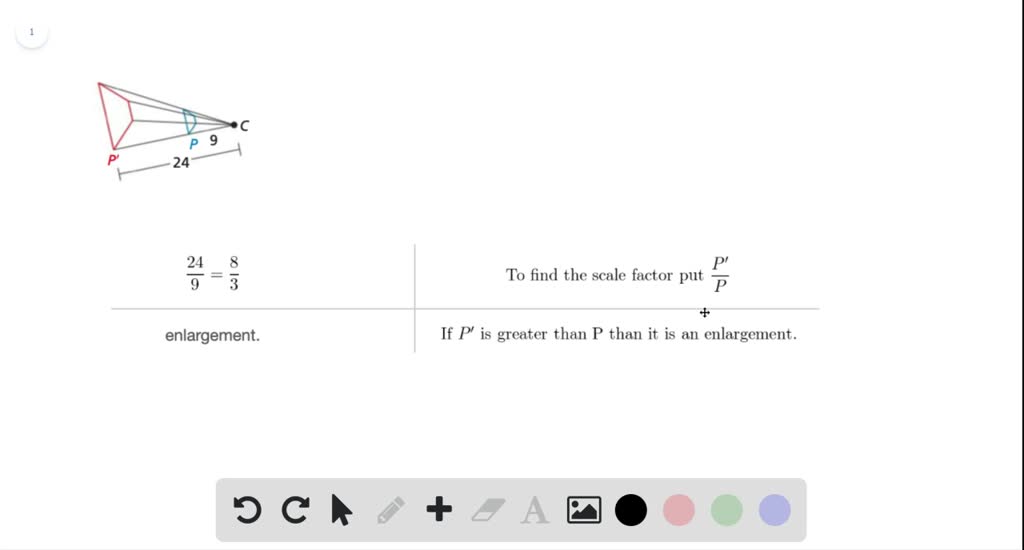 SOLVED Determine Whether The Dilation From Figure A To Figure B Is A 