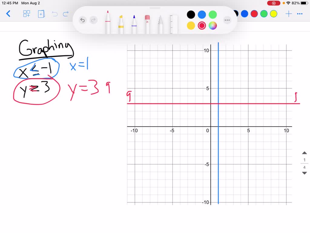 SOLVED:x is less than 3 , or y is less than 3 , but not both.