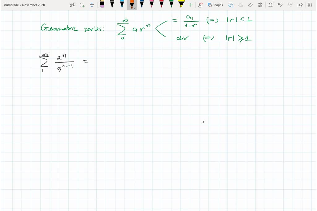 Match the series with the graph of its sequence of partial sums. [The graphs are labeled (a ...