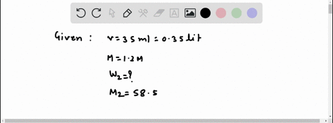SOLVED:Calculate the mass of NaCl in a 35 -mL sample of a 1.3 M NaCl solution.