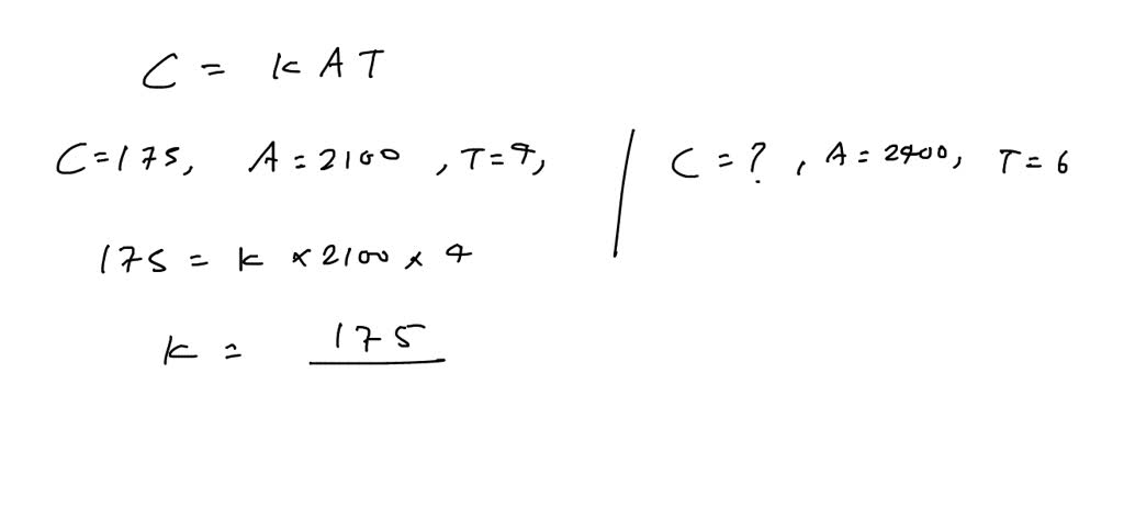 SOLVED:Use the four-step procedure for solving variation problems given on page 480 to solve. C ...
