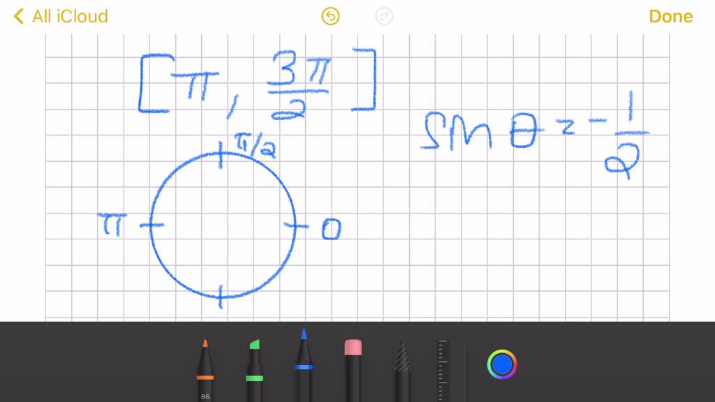 Find the exact value of s in the given interval that has the given circular function value. Do ...