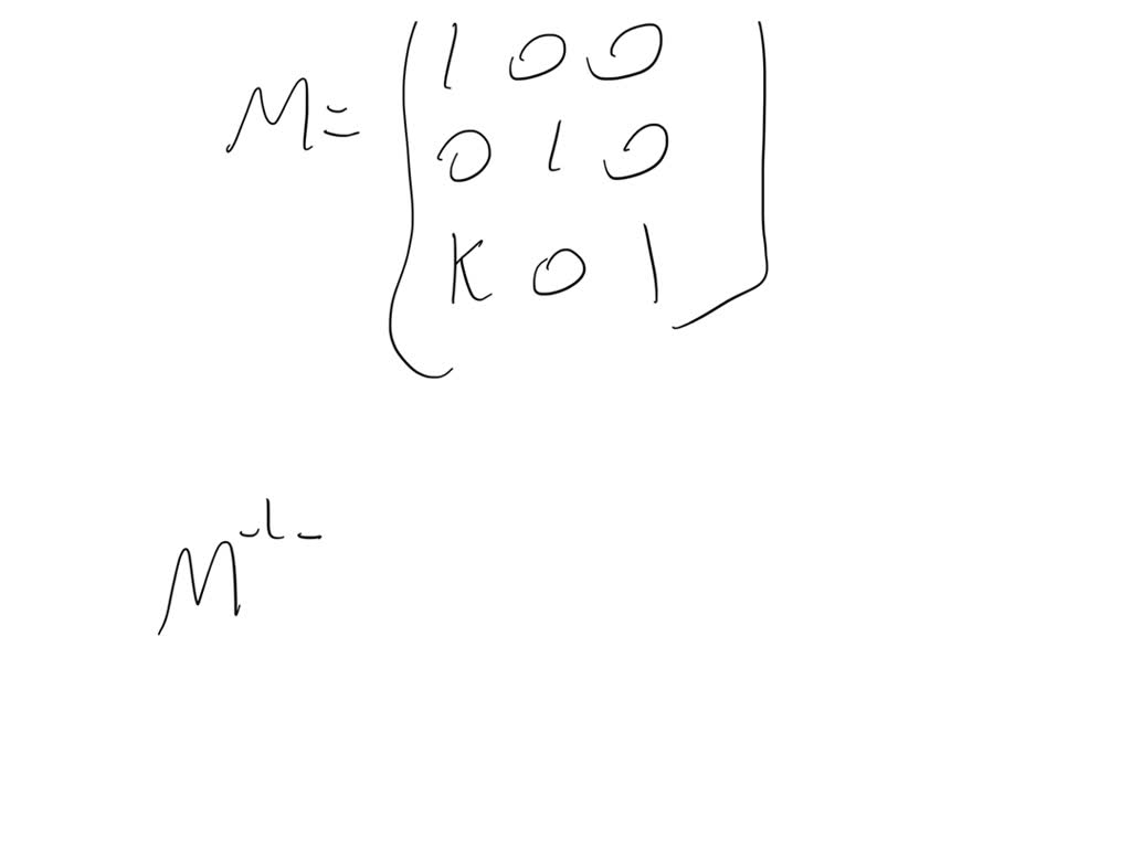 ⏩SOLVED:Consider a square matrix that differs from the identity… | Numerade