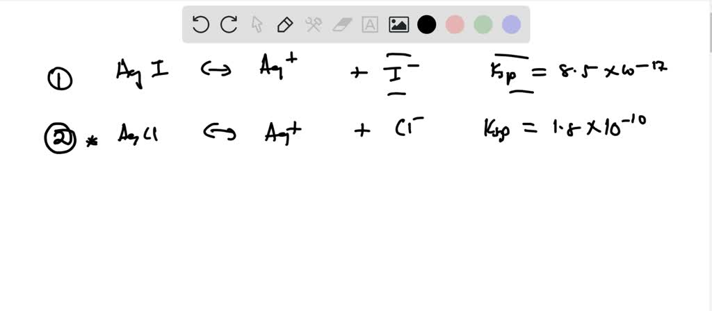 SOLVED:Both AgCl and AgI are very sparingly soluble salts, but the ...