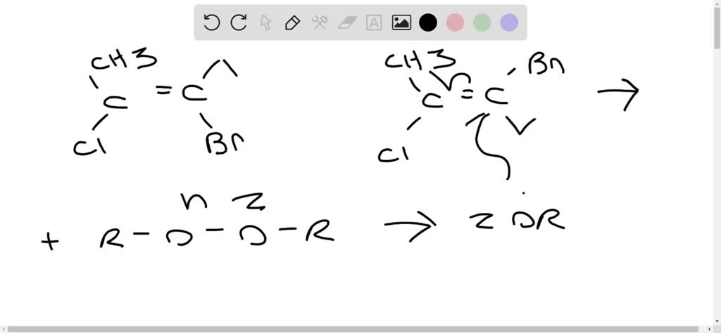 SOLVED:The two alkenes shown below are different compounds, but when ...
