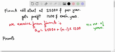 In investigating different job opportunities, you find that firm A will ...