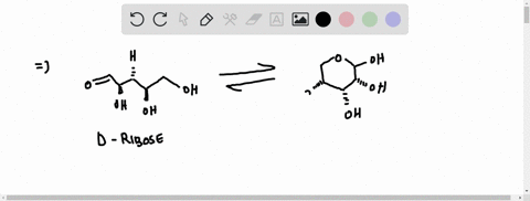 SOLVED:Draw the furanose and pyranose forms of D-ribose.
