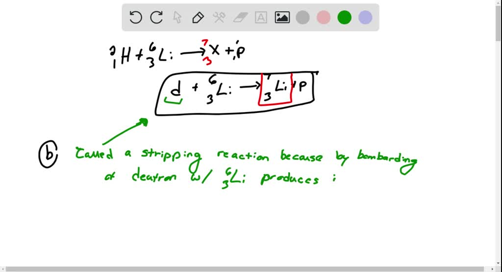 SOLVED:(II) An example of a stripping nuclear reaction is \mathrm{d ...