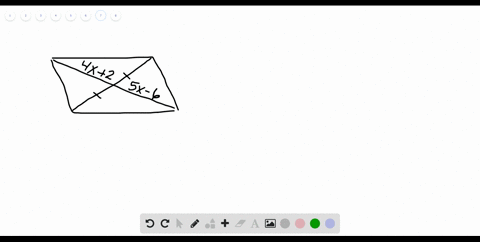 SOLVED:In Exercises 13-16, find the value of x that makes the quadrilateral a parallelogram ...