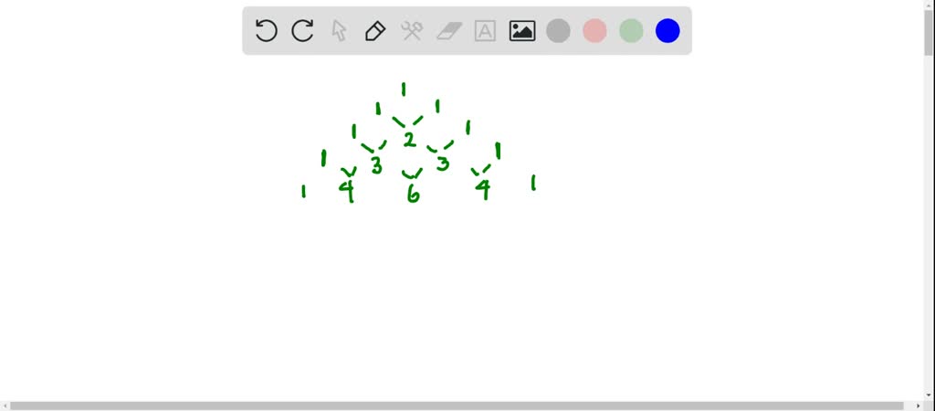 SOLVED:Use Pascal's triangle to expand the binomial. Explain how to ...
