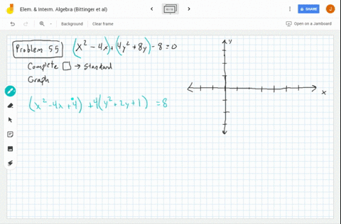 SOLVED:For each of the following equations, complete the square as ...