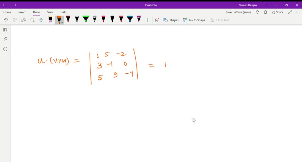 SOLVED: Utilize o produto misto para verificar se os vetores 𝐮=𝐢+5 𝐣-2 ...