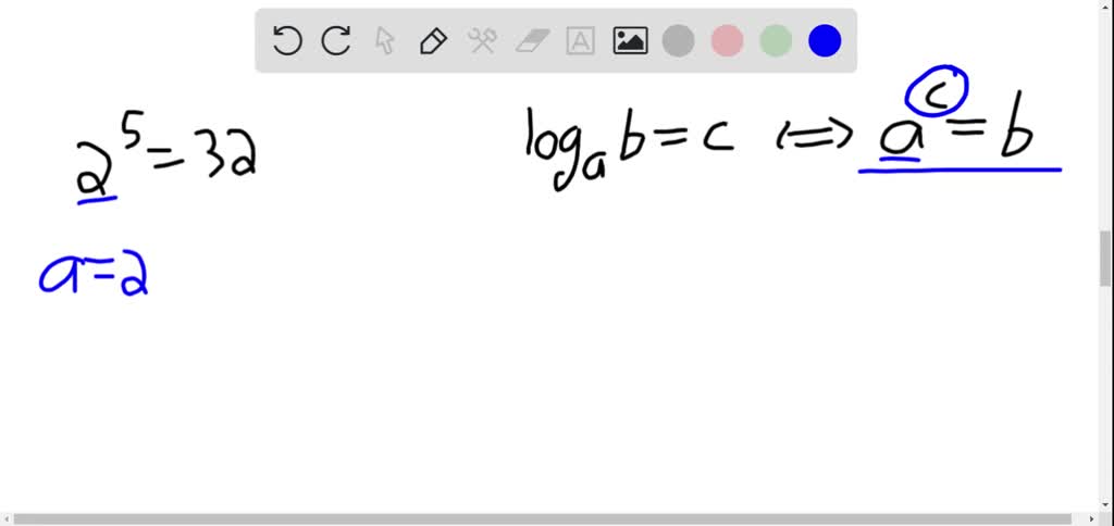 SOLVED:If the statement is in exponential form, write it in an ...