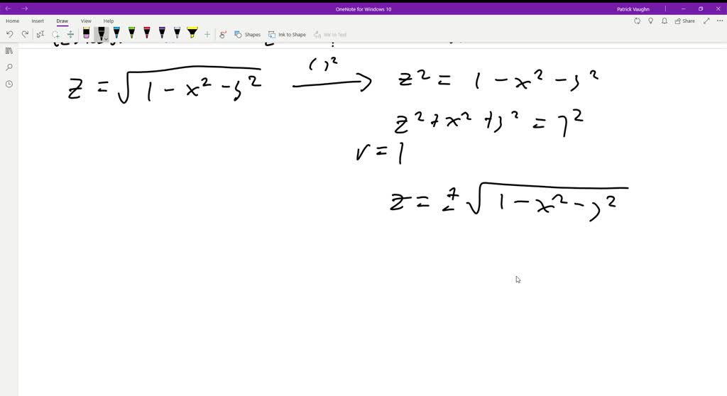SOLVED Sketch The Surfaces Z y 2 1