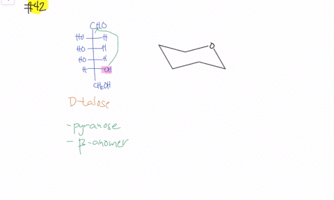 SOLVED:Draw D-ribulose in its five-membered cyclic β-hemiacetal form.