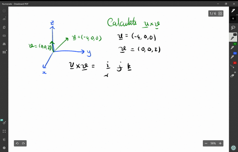 SOLVED:Cross products from the definition Find the cross product u ×v ...